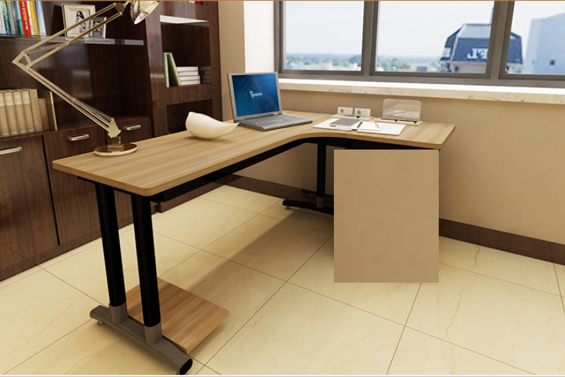 L Shape L-shape Table meja director desk pejabat PC ikea, Furniture ...