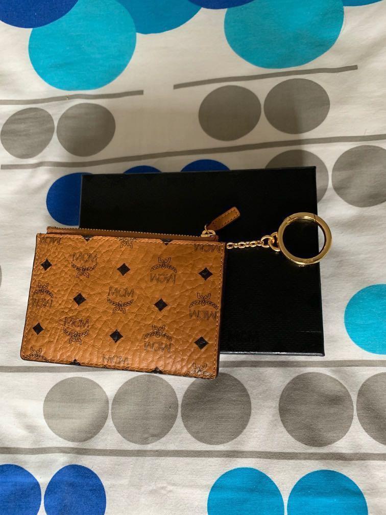 MCM Key Pouch in Visetos Original, Luxury, Bags & Wallets on Carousell
