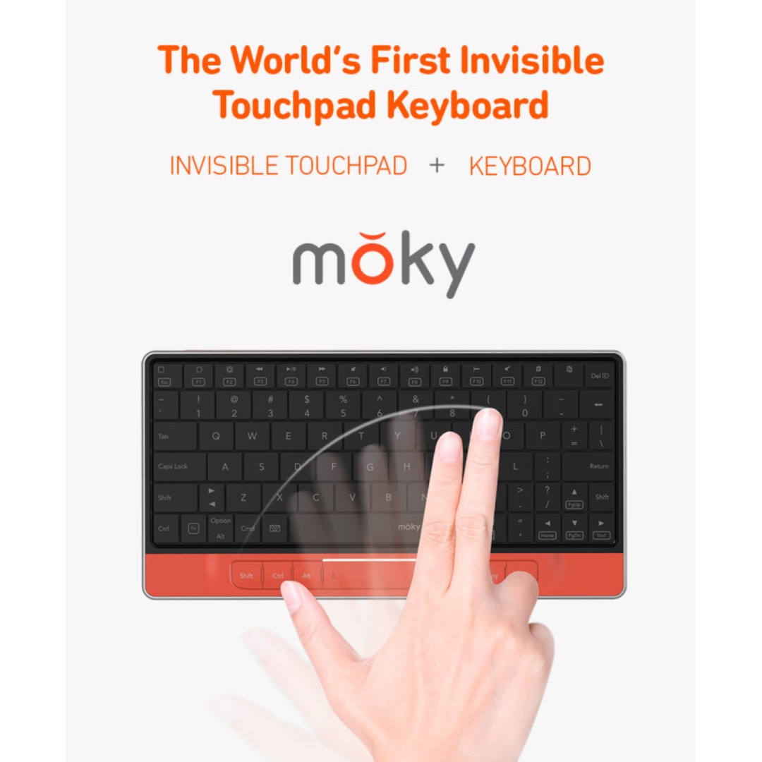 moky: Invisible Touchpad Keyboard, Electronics, Computer Parts ...