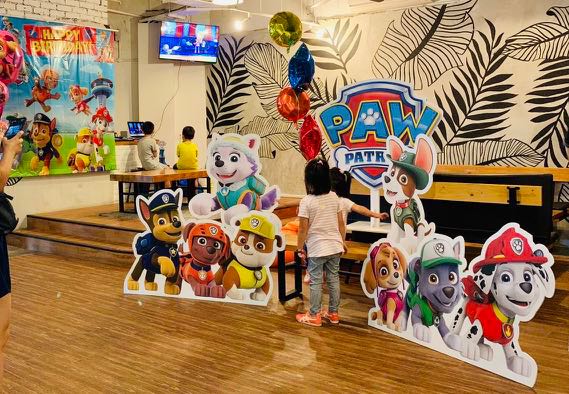Paw patrol party decorations/ standees/ photo booth All pups + Logo ...
