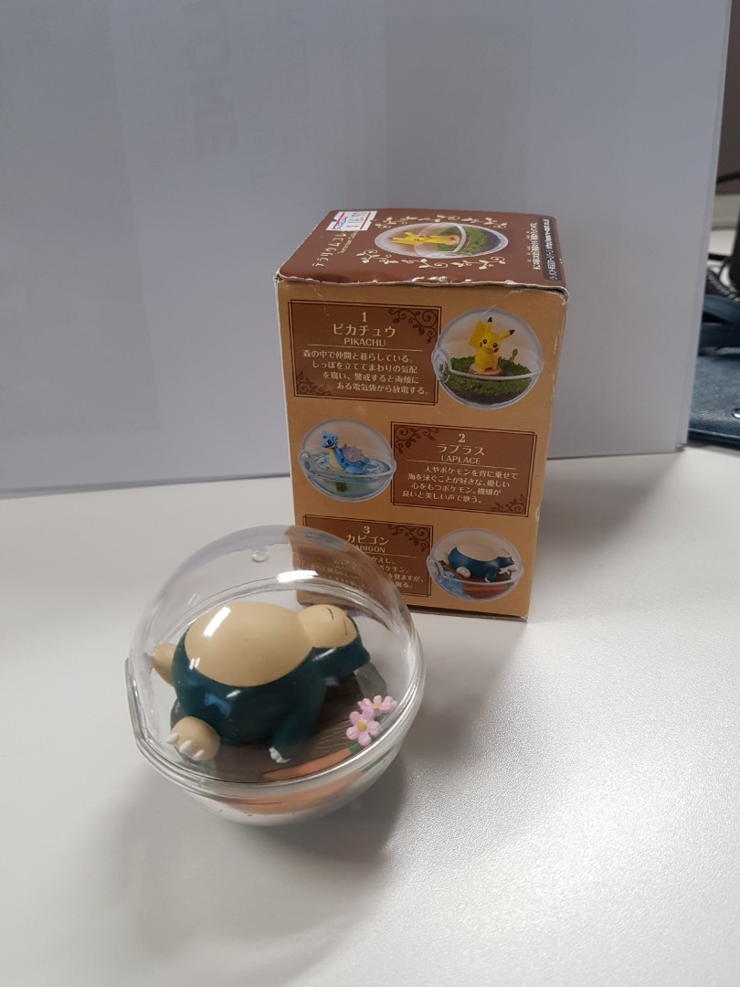 Pokemon Snorlax Kabigon Terrarium Collection, Hobbies & Toys, Toys ...