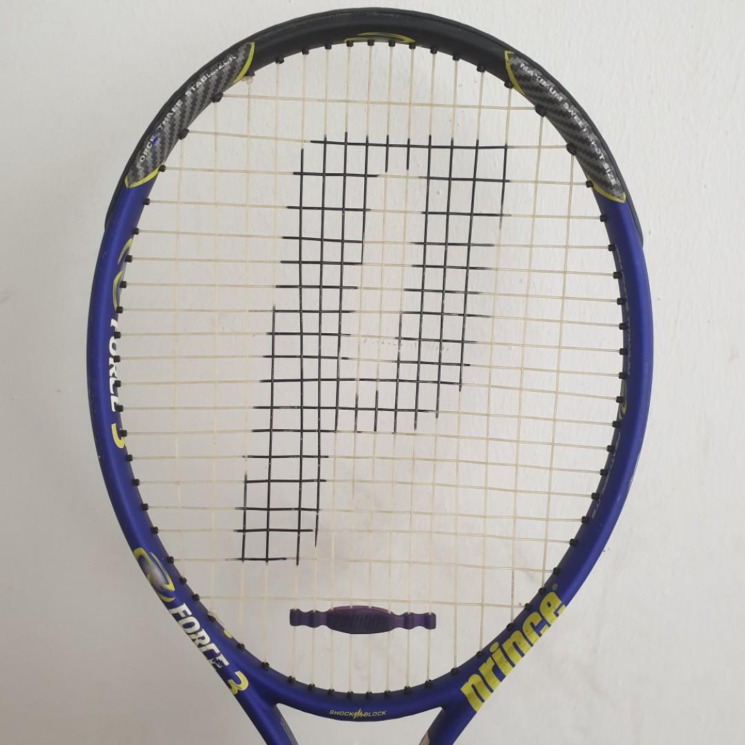 Prince Force 3 Energy Titanium Graphite Tennis Racket #MRTTampines ...