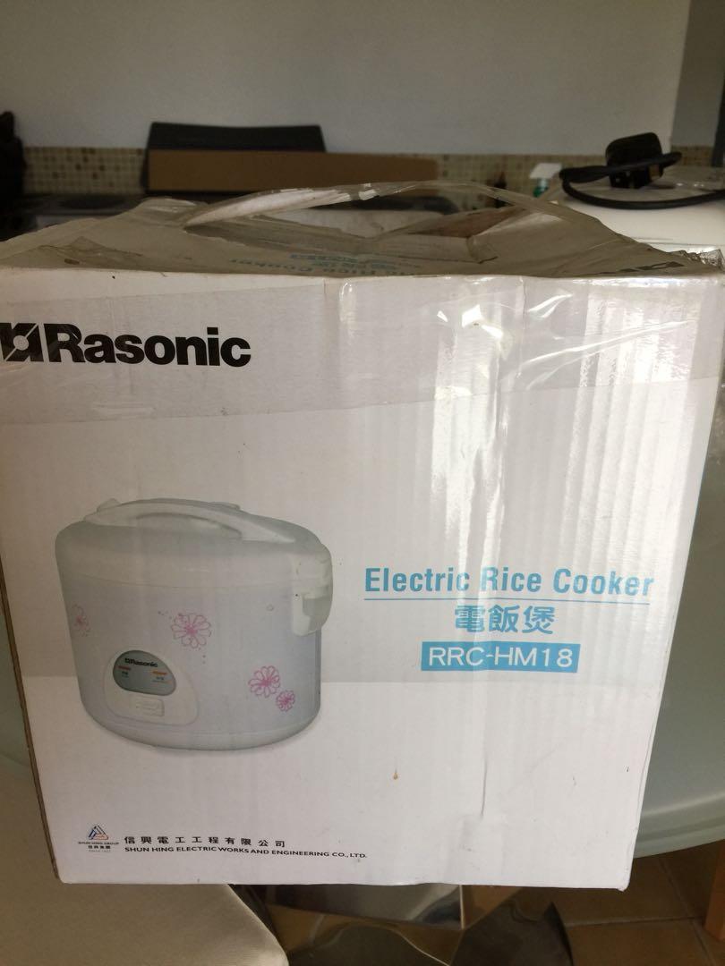 Rasonic Electrical Rice Cooker, 家庭電器, 廚房電器, 鍋具 - Carousell