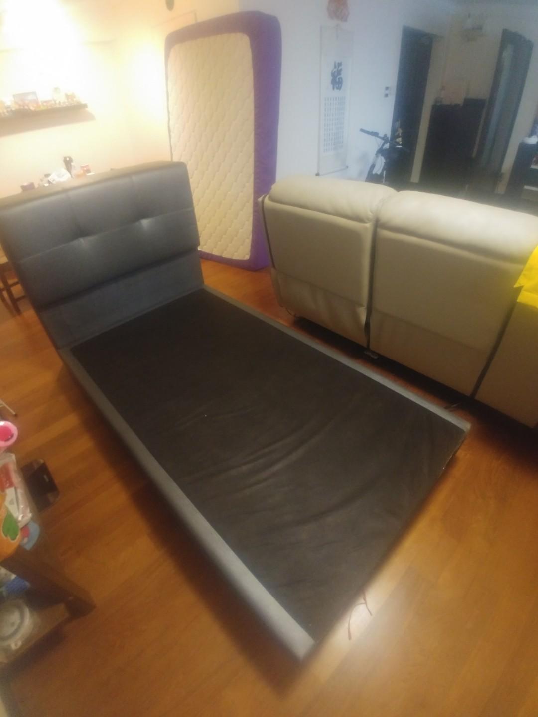 Selling bed frame, Furniture & Home Living, Furniture, Bed Frames ...