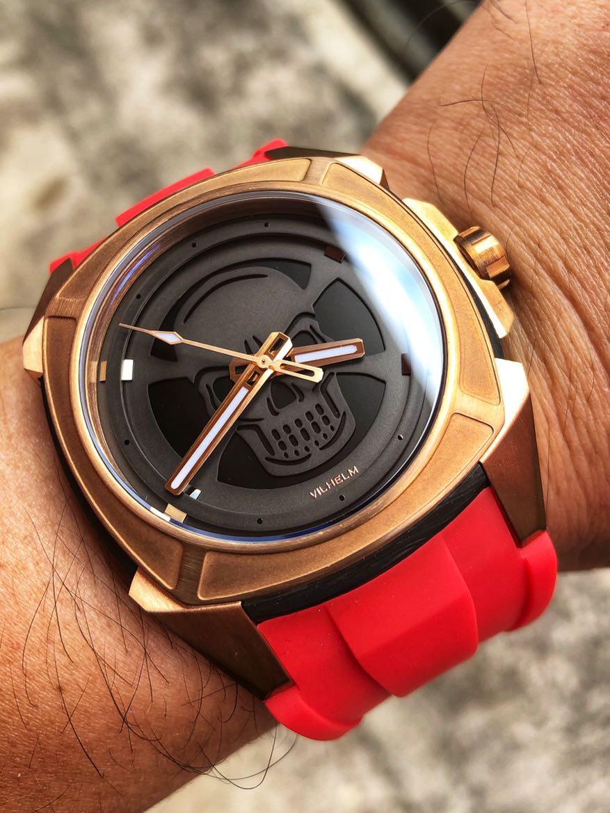 Vilhelm Talos Grey Skull Automatic Watch, Mobile Phones & Gadgets ...