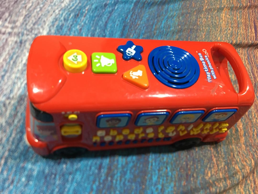 Vtech Playtime Bus with Phonics, Babies & Kids, Infant Playtime on ...