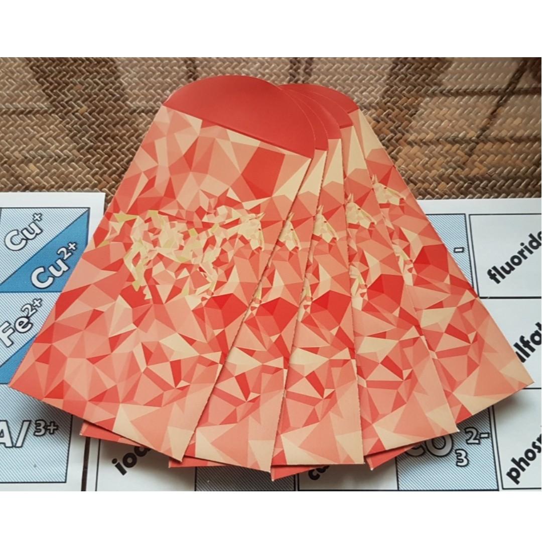 5 pcs Shell 2014 Year of Horse Red Packet / Ang Bao Pao Pow Pau ...