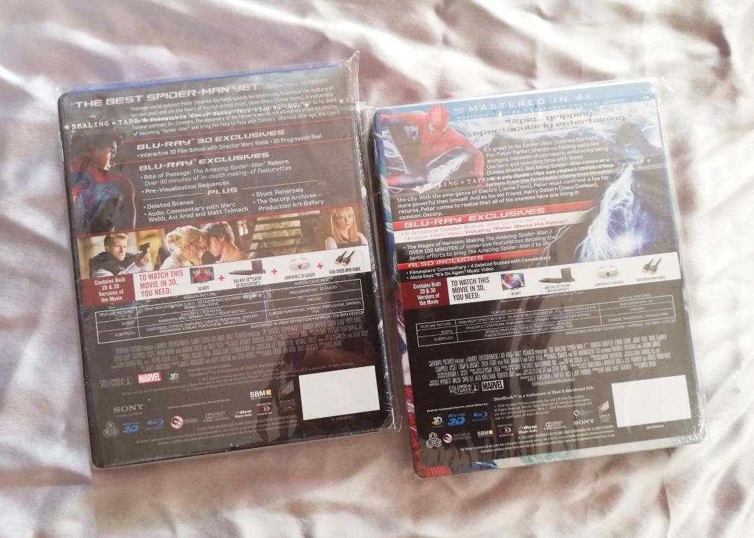 [全新] 蜘蛛俠 Spider-Man 2D+3D BD 藍光 Blu-ray 限量 鐵盒 珍藏版 steelbook 非 鐵甲奇俠 IRON MAN 美國隊長 雷神 復仇者聯盟, 興趣及遊戲 ...