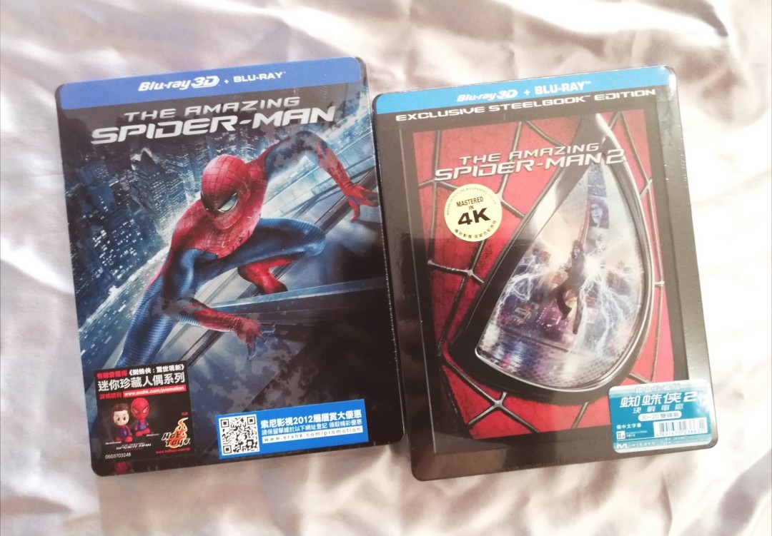 [全新] 蜘蛛俠 Spider-Man 2D+3D BD 藍光 Blu-ray 限量 鐵盒 珍藏版 steelbook 非 鐵甲奇俠 IRON MAN 美國隊長 雷神 復仇者聯盟, 興趣及遊戲 ...