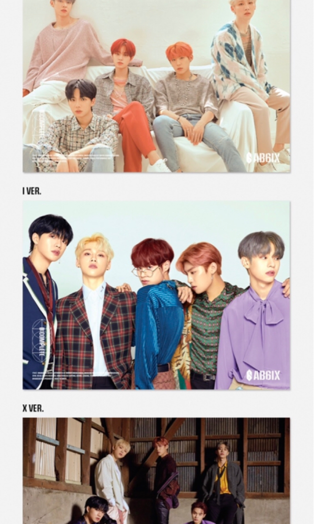AB6IX [B:COMPLETE] Official Album Posters, Hobbies & Toys, Memorabilia ...