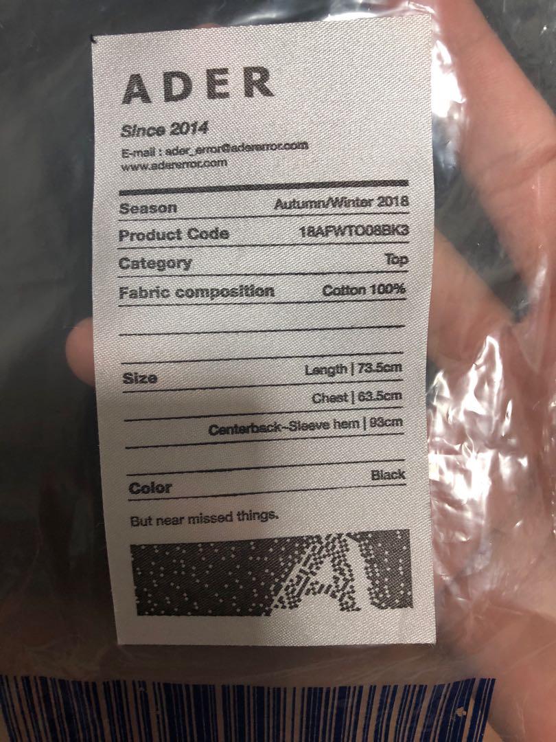 ADER ERROR Slice logo sweatshirt, Men's Fashion, Tops & Sets, Tshirts & Polo Shirts on Carousell