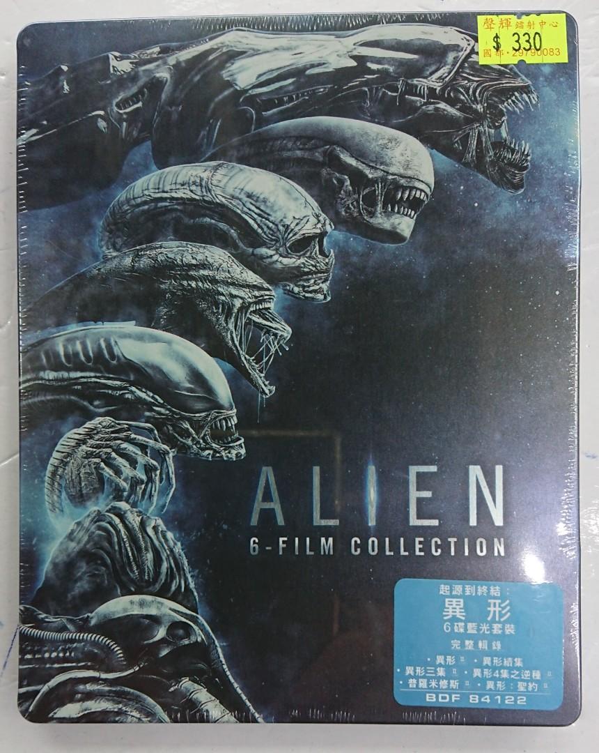 全新港版鐵盒:bd Alien 6-film collection異形6碟藍光套装完整輯錄, 興趣及遊戲, 音樂、樂器 & 配件, 音樂與媒體 ...