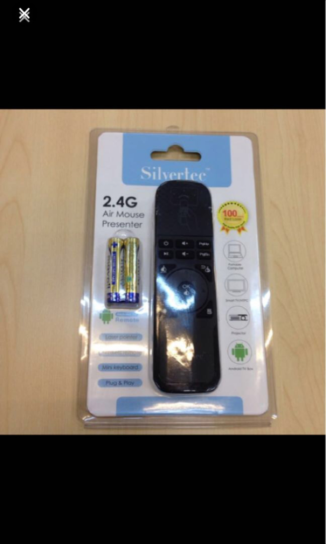 BN presenter 2.4 Air Mouse silvertec, Computers & Tech, Parts ...