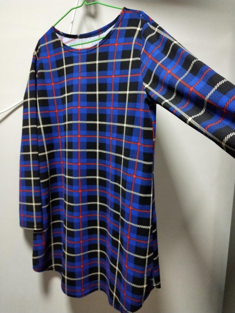 Checkered Top, Women's Fashion, Tops, Blouses on Carousell
