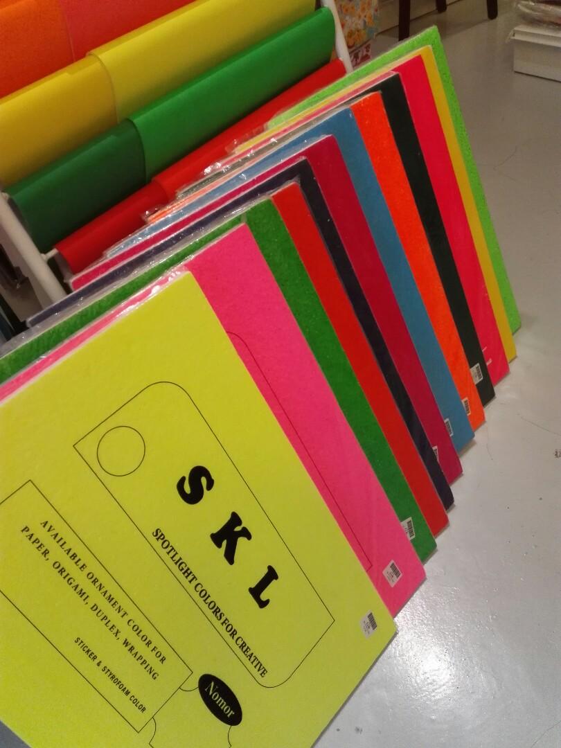 Colourful Styrofoam Board, Hobbies & Toys, Stationery & Craft, Craft ...