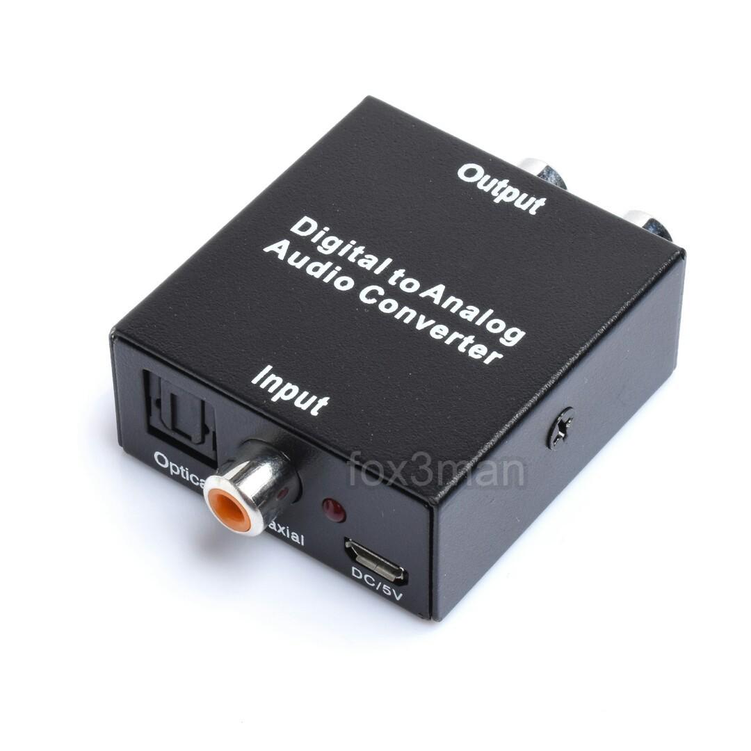 Digital Optical Audio To 3.5mm Earphone Jack 光纖音訊/耳機輸出轉換器, 音響器材, 其他音響配件 ...