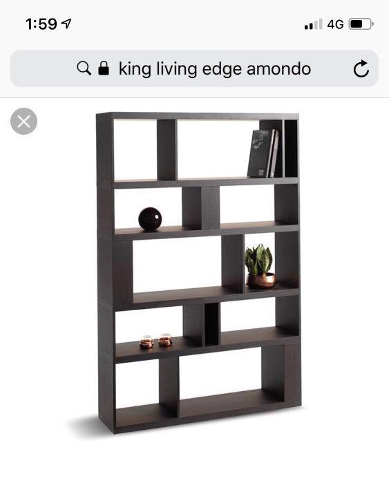 King living Edge Amundo bookcase shelf cupboard - brand new, Furniture ...