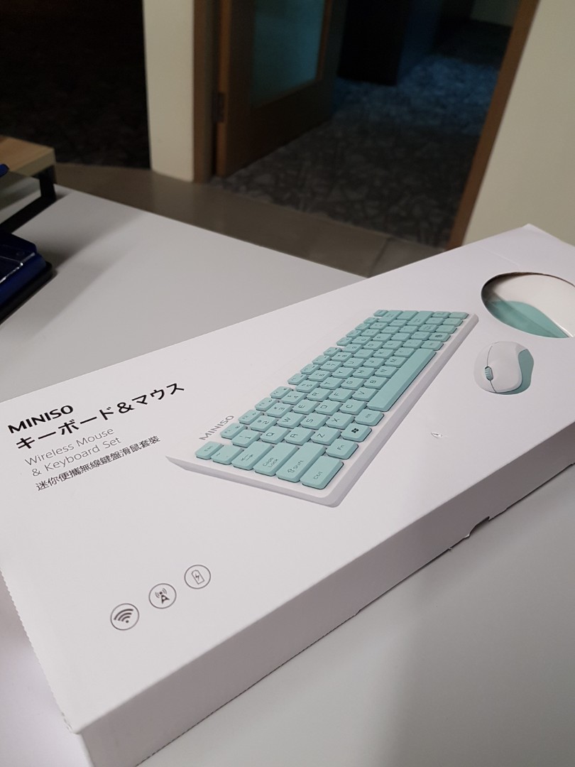 Miniso wireless keyboard w mouse, Computers & Tech, Parts & Accessories ...