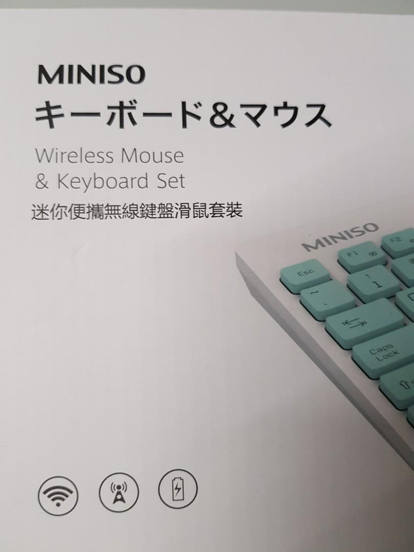 Miniso wireless keyboard w mouse, Computers & Tech, Parts & Accessories ...