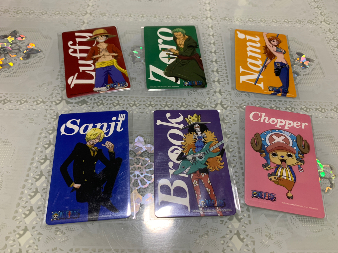 One Piece Ez-link cards - Brand new full set, Hobbies & Toys, Toys ...