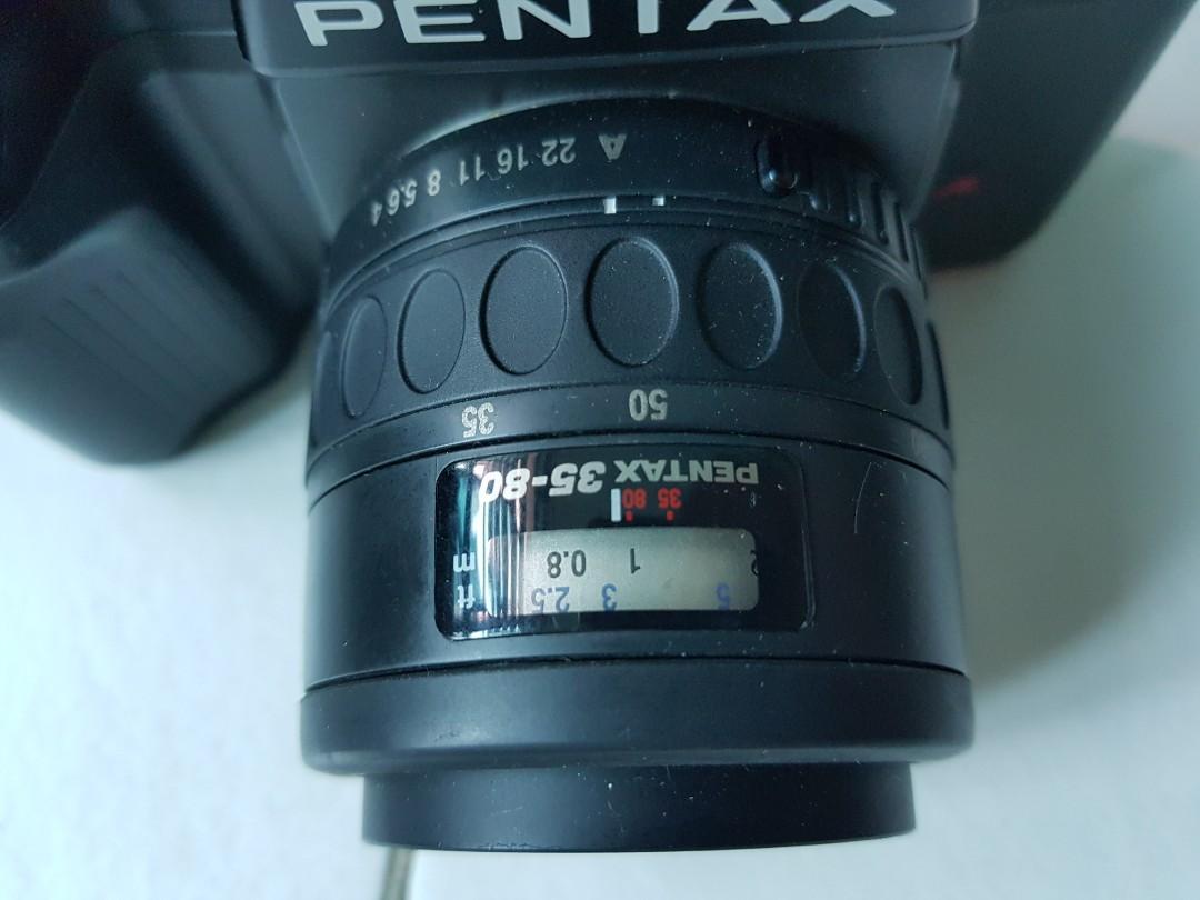 PENTAX SF7 AF w/ SMC PENTAX-F 1:4-5.6 35-80MM LENS * FILM CAMERA ... PENTAX SF7 AF w/ SMC PENTAX-F 1:4-5.6 35-80MM LENS * FILM CAMERA ...
