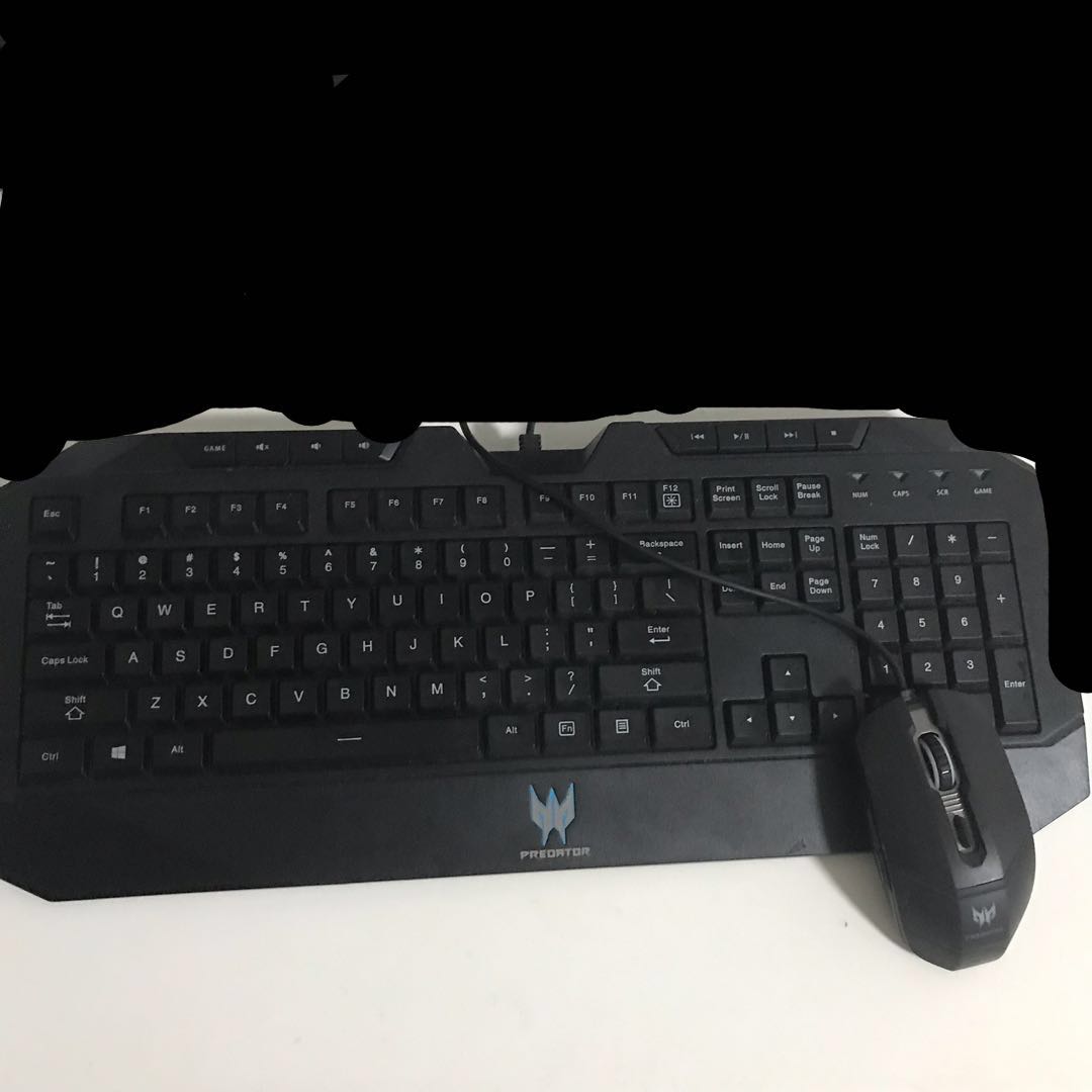 Predator Gaming Keyboard + Mouse Combo, Computers & Tech, Parts ...