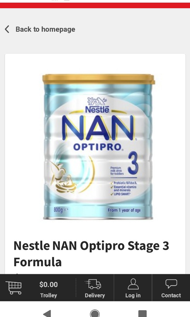 Selling Nan optipro 3, Babies & Kids, Nursing & Feeding, Weaning ...