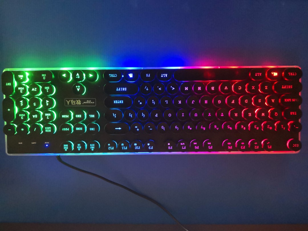 Thin RGB back-lit keyboard, Computers & Tech, Parts & Accessories ...