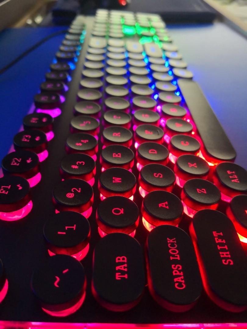 Thin RGB back-lit keyboard, Computers & Tech, Parts & Accessories ...