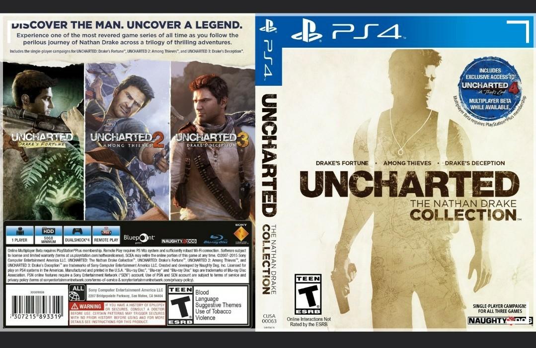 Uncharted Trilogy, Video Gaming, Video Games, PlayStation on Carousell