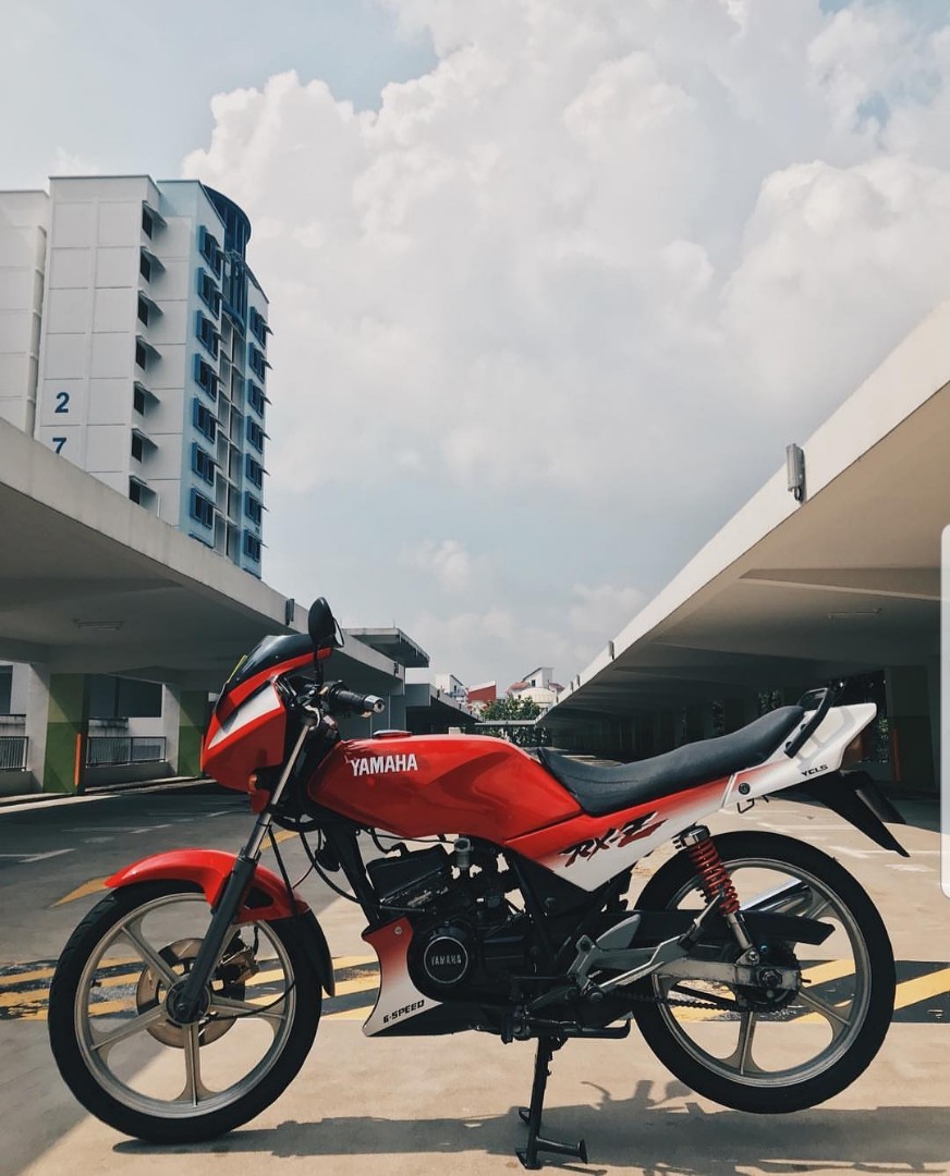 Yamaha Rxz, Motorcycles, Motorcycles for Sale, Class 2B on Carousell