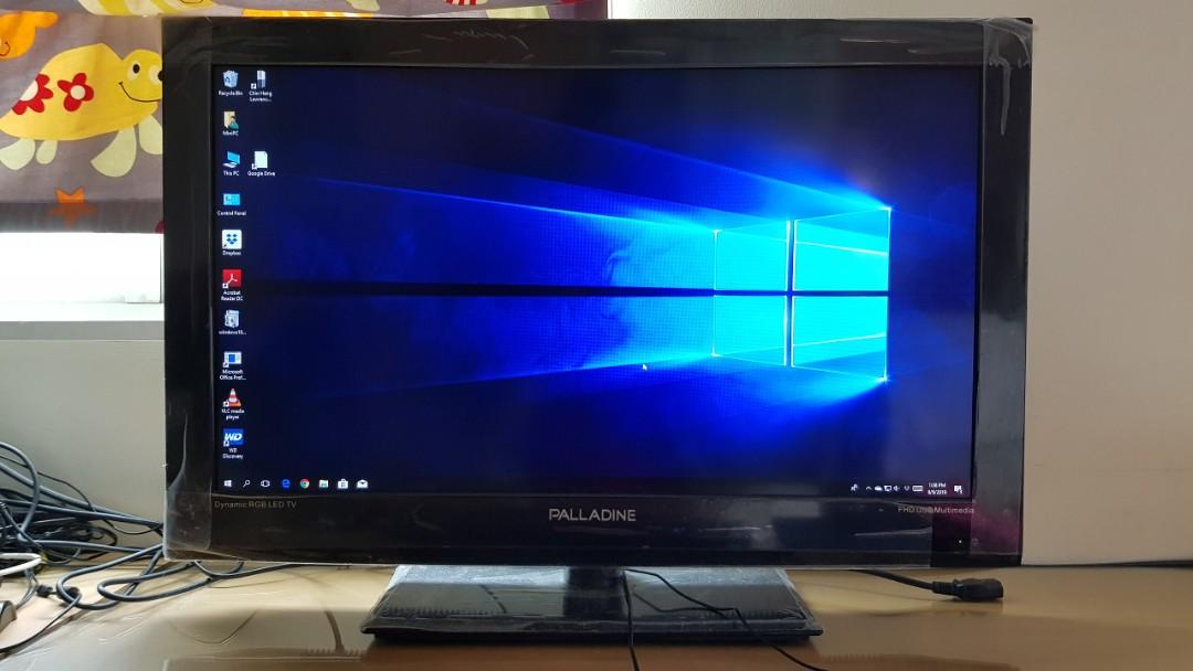 32 inches Palladine Full HD LED Monitor cum TV, TV & Home Appliances ...