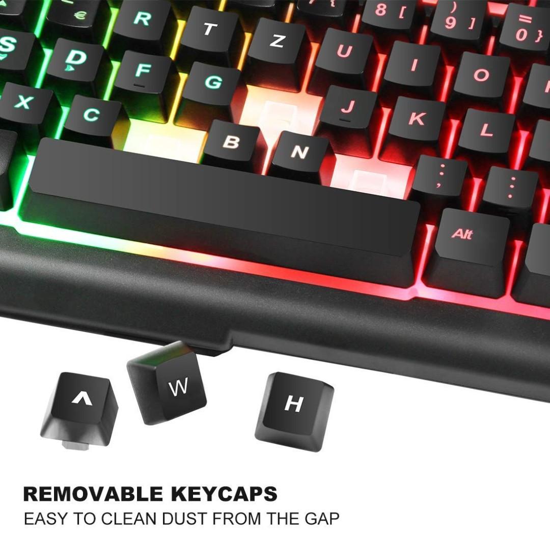 BAKTH Gaming Keyboard and Mouse Set, Computers & Tech, Parts ...