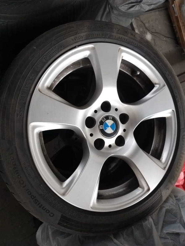 BMW 17” Stock Rim, Car Accessories, Tyres & Rims on Carousell