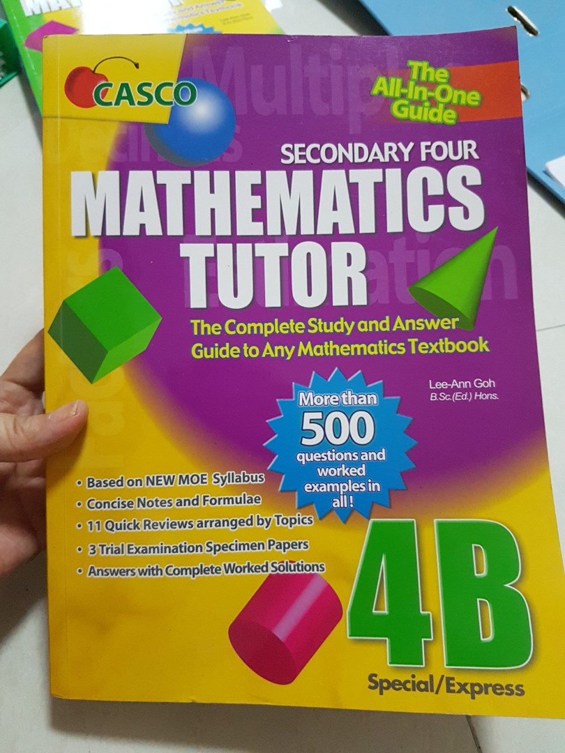 Casco Secondary four mathematics tutor 4b, Hobbies & Toys, Books ...