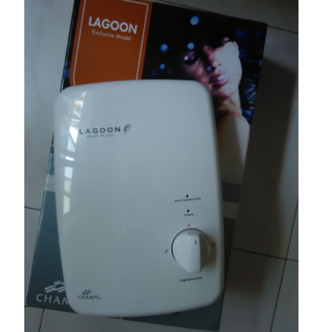 Champs Lagoon instant water heater cooper tank, TV & Home Appliances ...