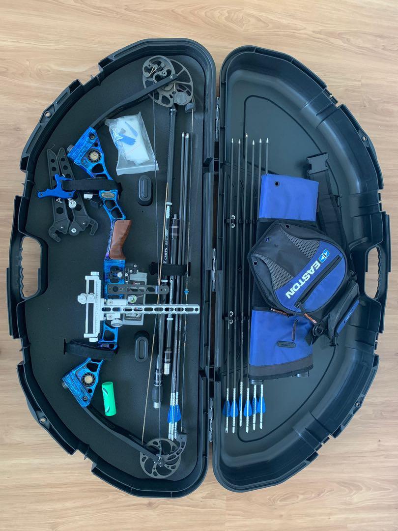 Compound bow archery set, Sports Equipment, Sports & Games, Billiards ...