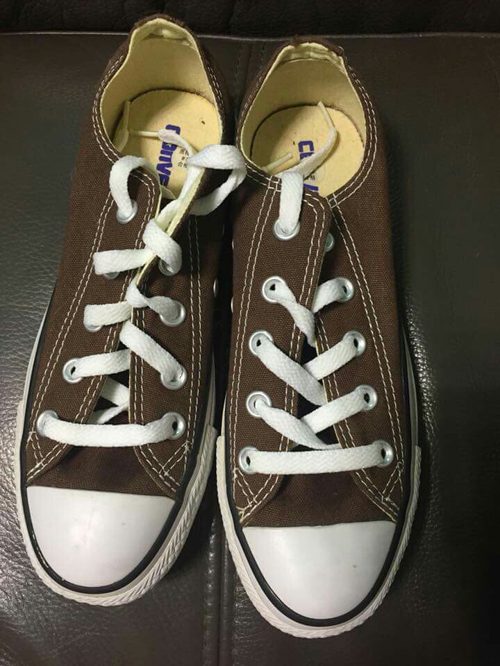 REPRICED!Converse low cut Chocolate brown, Women's Fashion, Footwear ...