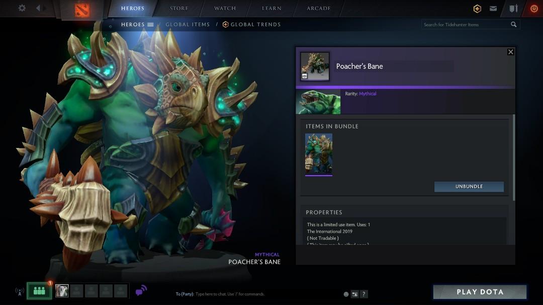 Dota 2 Collector Cache 2019, Video Gaming, Gaming Accessories, Game ...