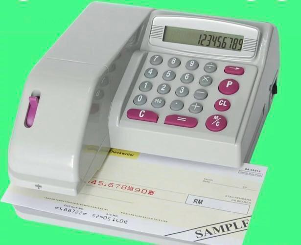 Electronic Cheque Writer.🌈, Everything Else on Carousell