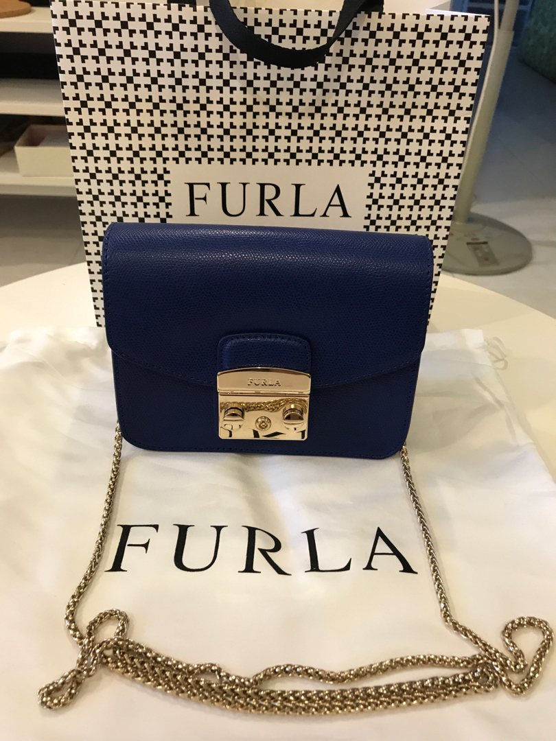 Furla Royal Blue, Women's Fashion, Bags & Wallets, Purses & Pouches on ...