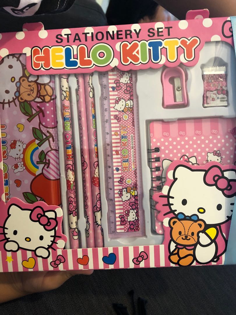 Hello Kitty Stationery Set, Luxury, Apparel on Carousell