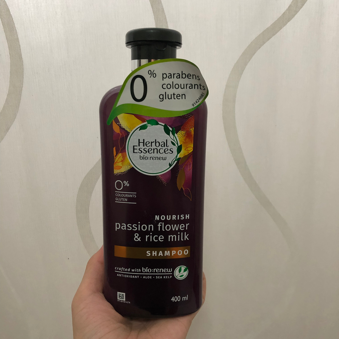 Herbal Essences Nourish Passion Flower & Rice Milk Shampoo 400ml ...