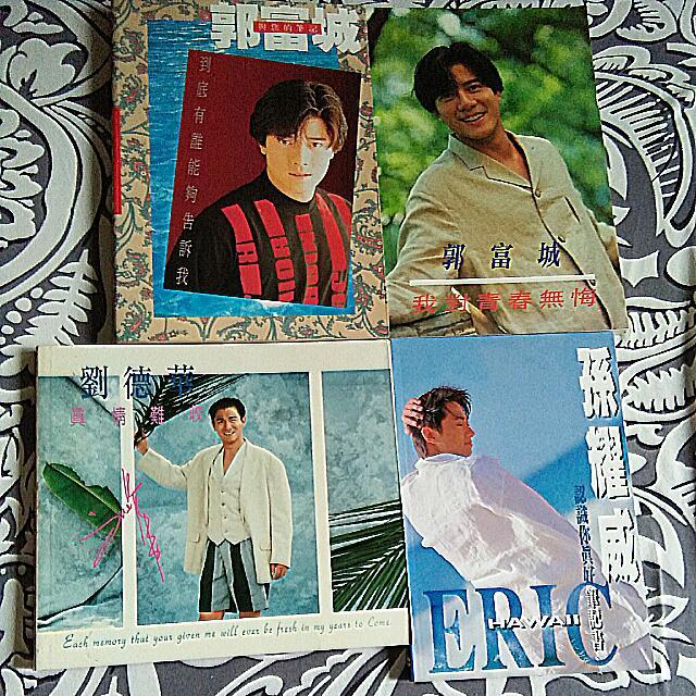 Idol Diary Book - Andy Lau, Aaron Kwok, Eric Suen, Jimmy Lim, Tommy Su, Takeshi Kaneshiro ...