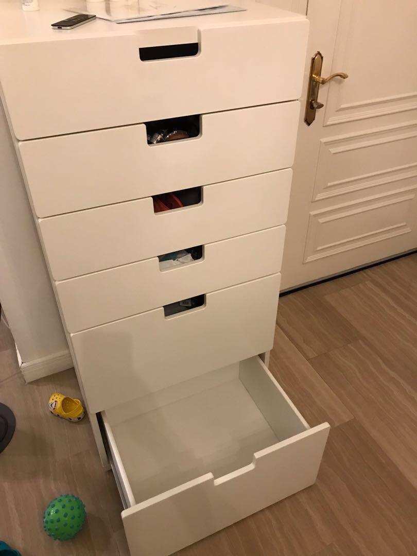 Ikea Stuva chest of 6 drawers/cabinets , Furniture & Home Living ...