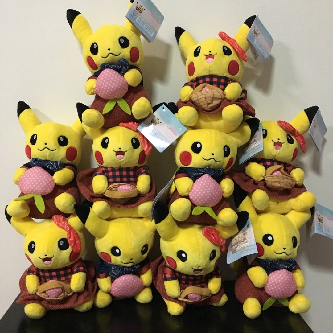 Instock strawberry pikachu, Hobbies & Toys, Toys & Games on Carousell