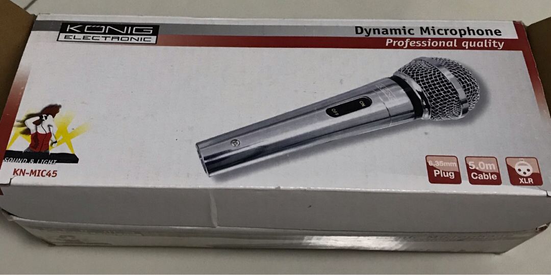 Konig Electronic Dynamic Microphone professional quality, Audio, Other ...