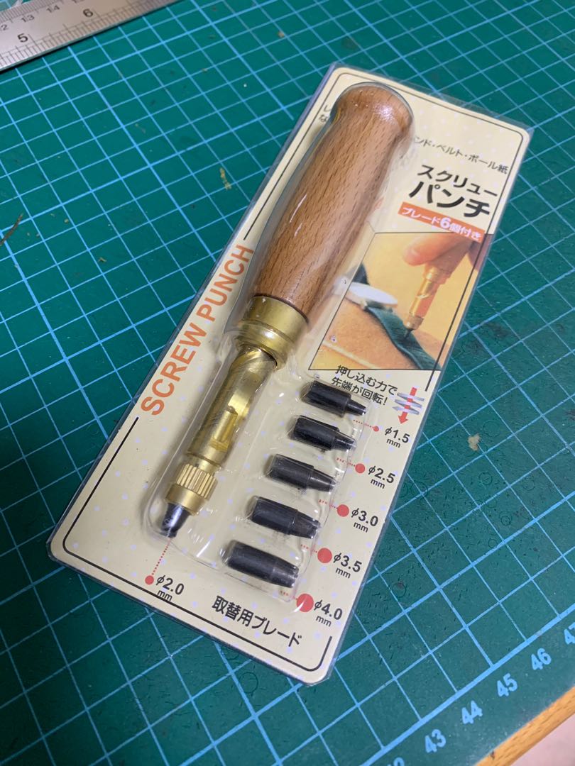 LEATHER CRAFT SCREW PUNCH, Hobbies & Toys, Stationery & Craft, Handmade ...