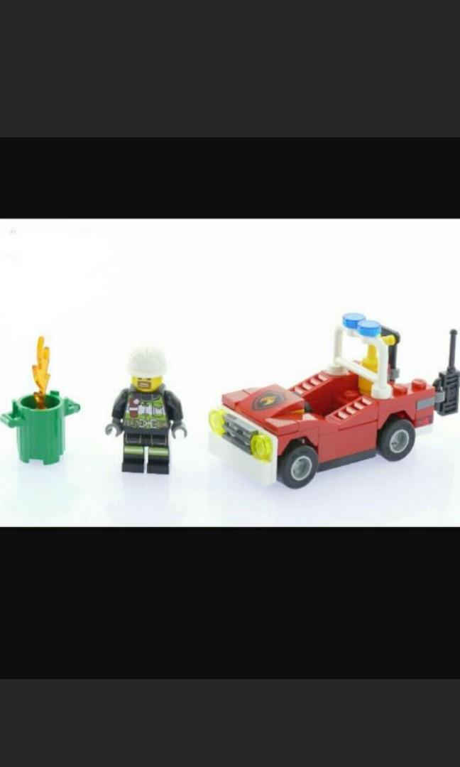 Lego Polybag 30347 - Fire Car, Hobbies & Toys, Toys & Games on Carousell
