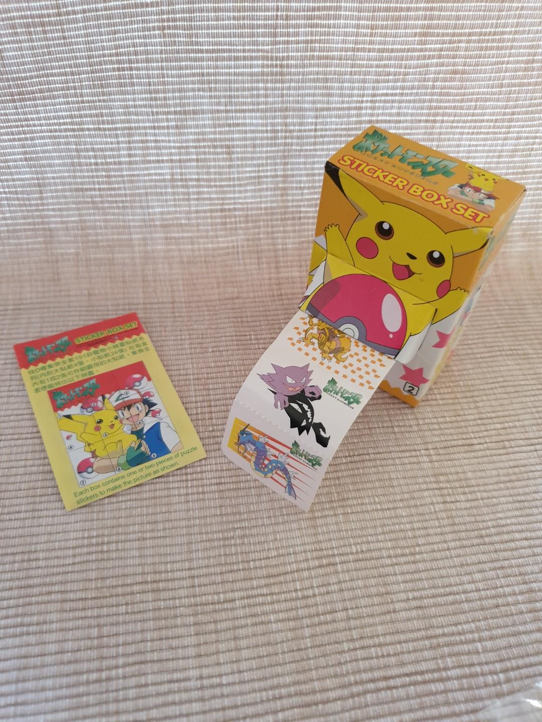 Limited edition 1st Generation Pokemon Roll Box Stickers, Hobbies ...